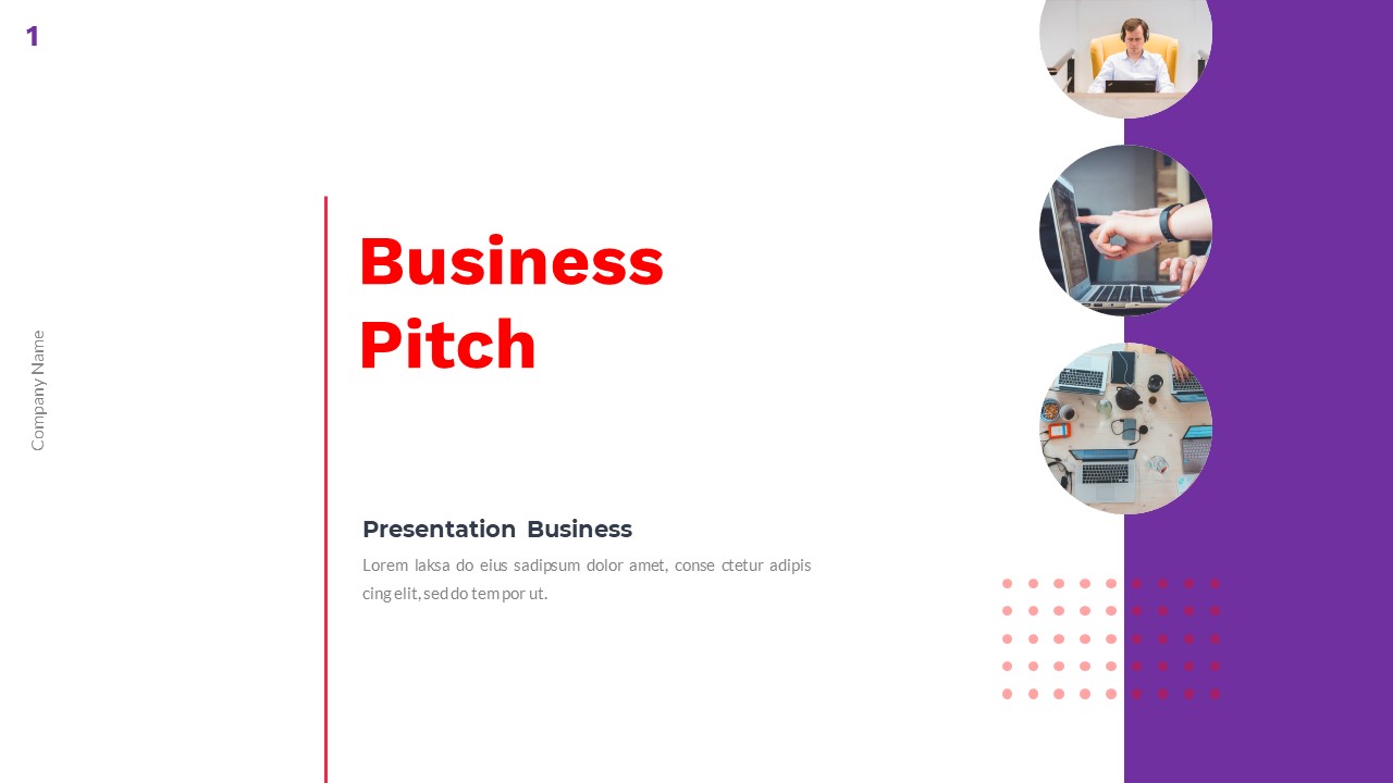 Business Pitch - Company Brand Presentation Powerpoint Template ...