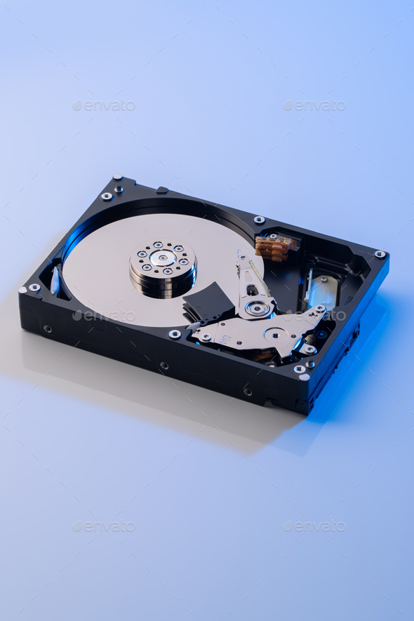 front view new disk drive on blue surface laptop online horizontal cd ...