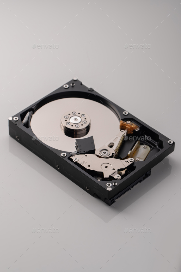 front view new disk drive on white surface laptop computer desktop ...