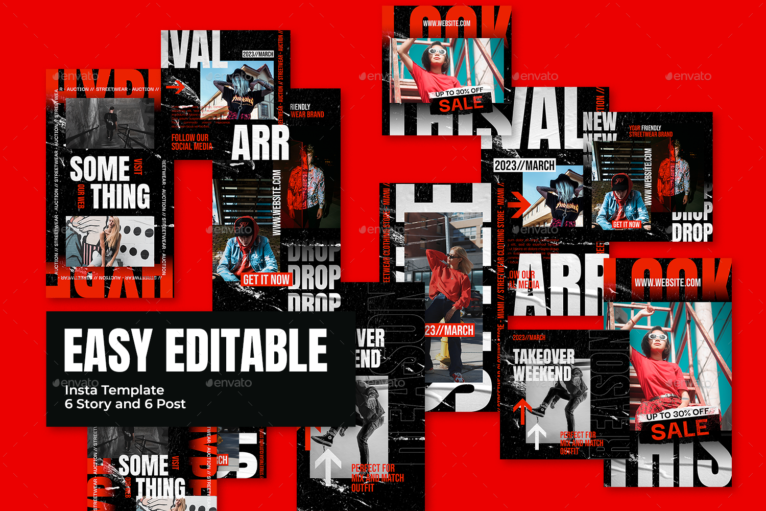 Midas Hypebeast Instagram Template, Web Elements | GraphicRiver