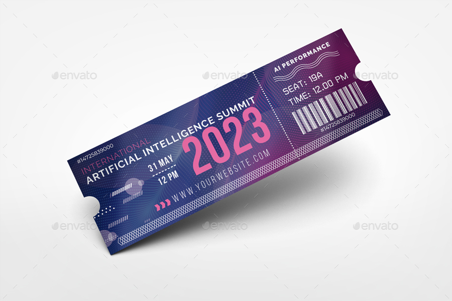 Event Ticket Mockup, Graphics | GraphicRiver