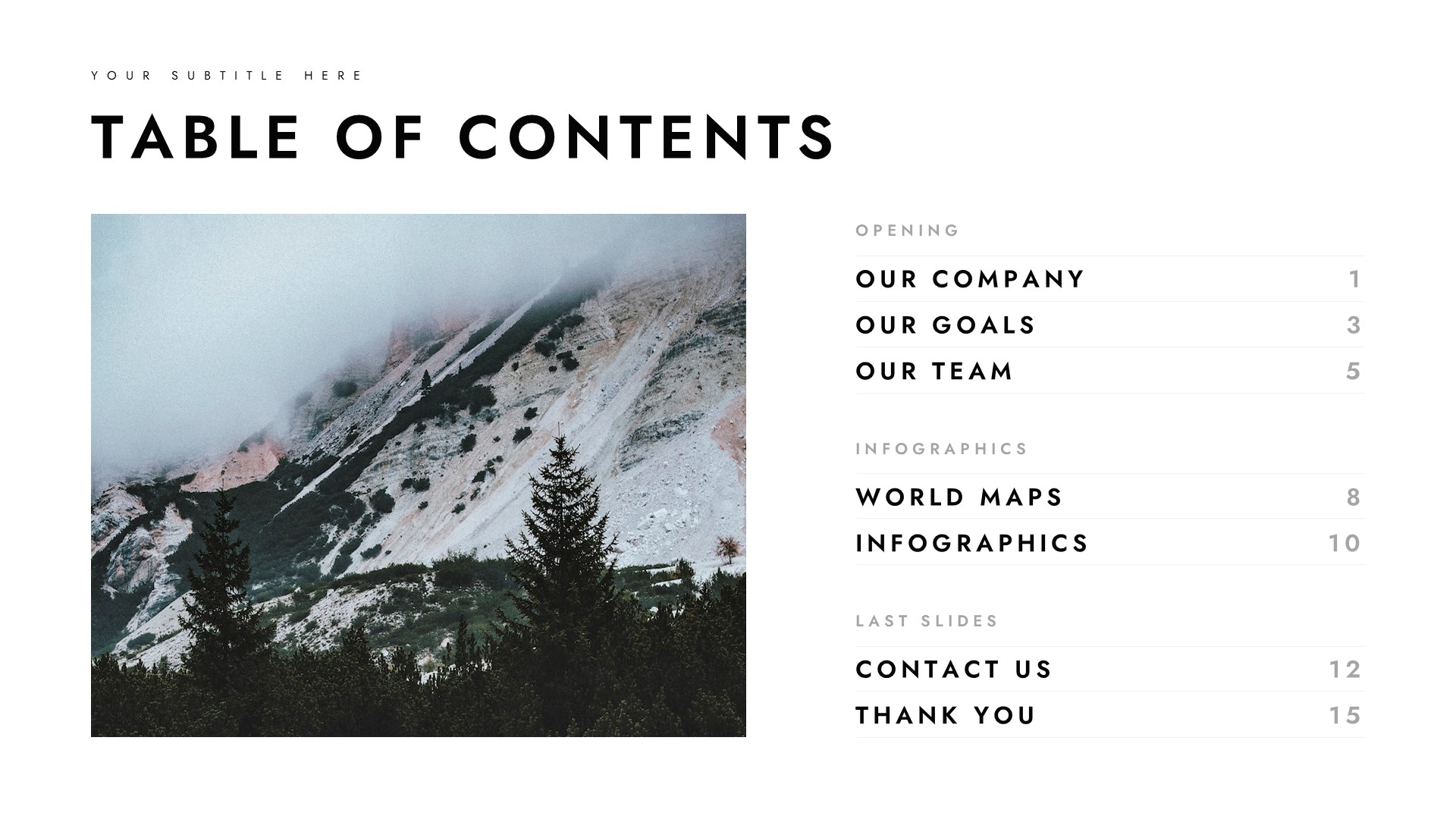 Minimal & Modern Google Slides Presentation Template, Presentation ...