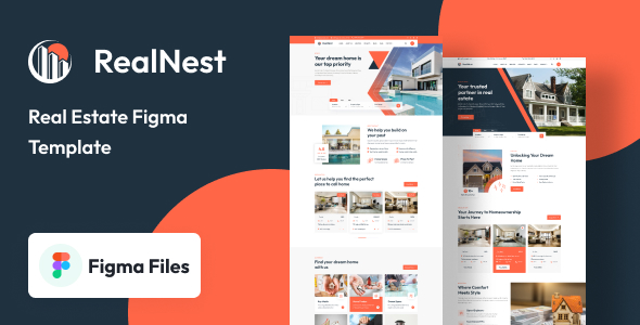 RealNest – Real Estate Figma Template by Mugli | ThemeForest