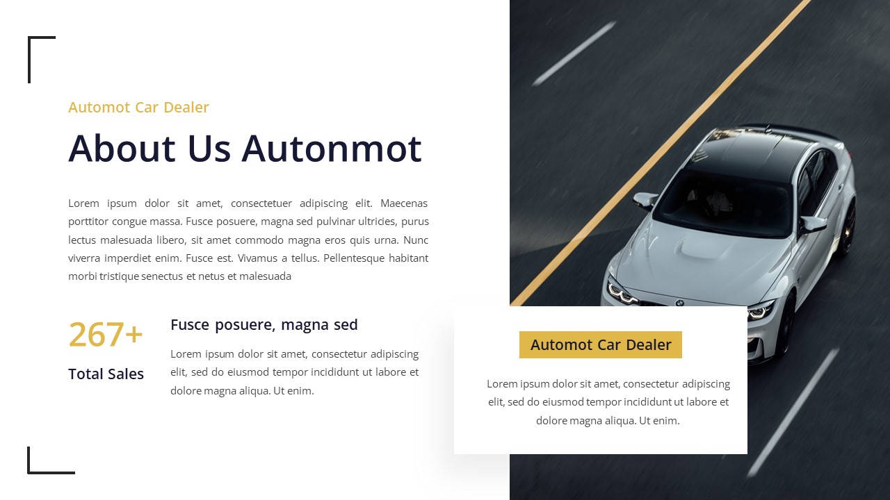 Automot - Car Dealer Powerpoint Template, Presentation Templates ...