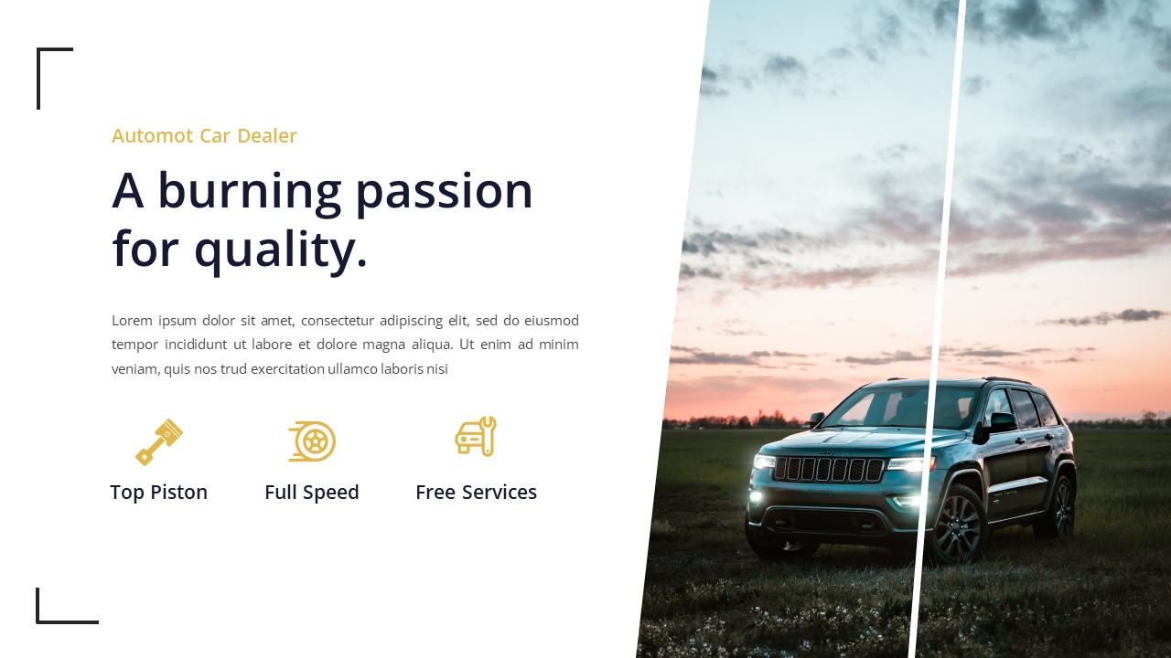 Automot - Car Dealer Powerpoint Template, Presentation Templates ...