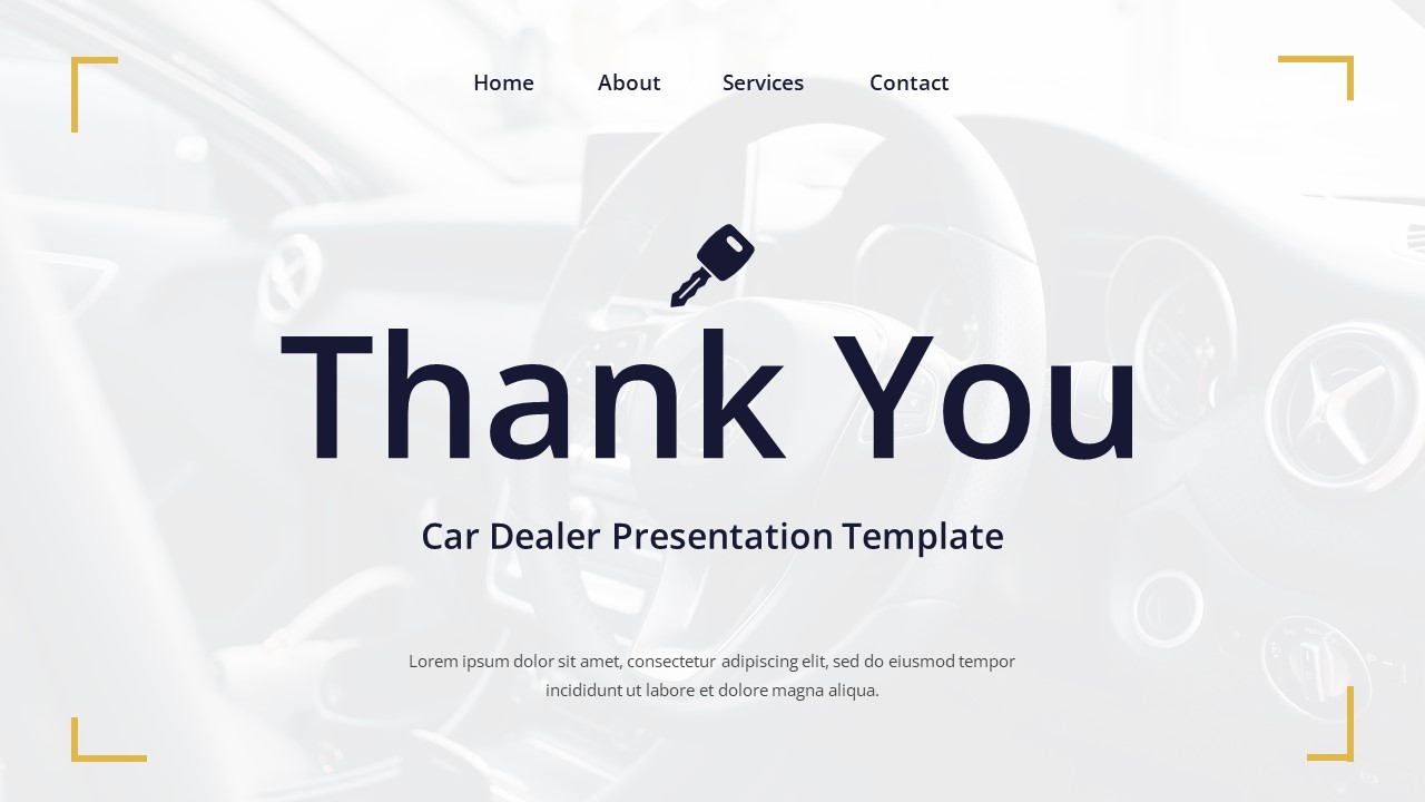 Automot - Car Dealer Google Slides Template, Presentation Templates