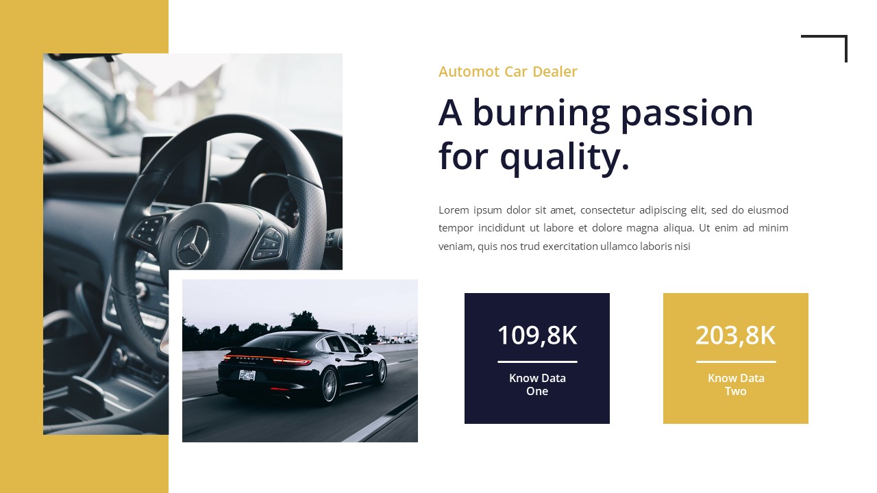 Automot - Car Dealer Google Slides Template, Presentation Templates
