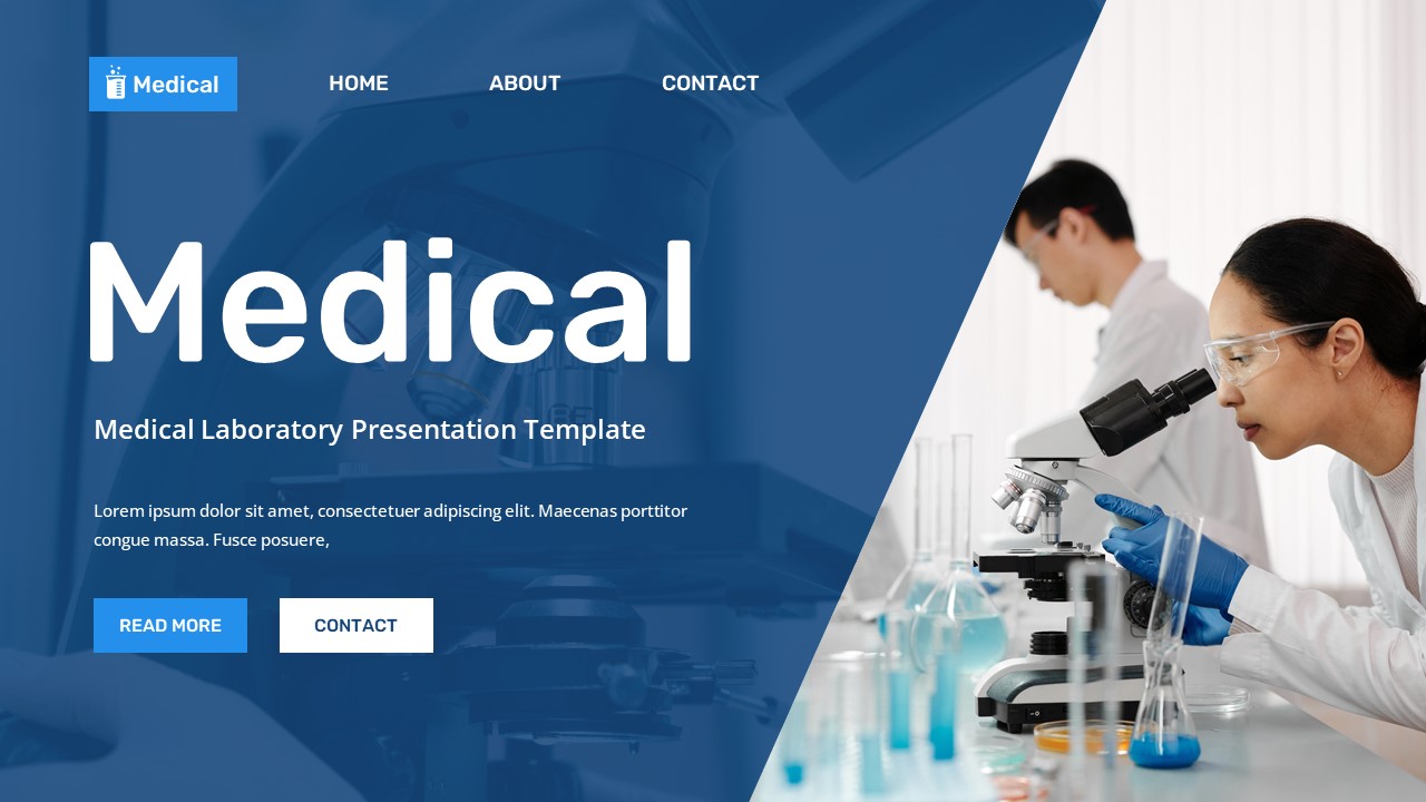 Medical Laboratory Powerpoint Template, Presentation Templates ...