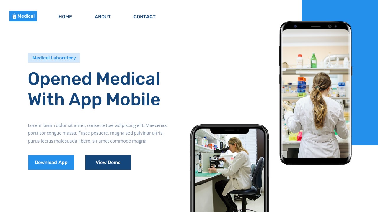 Medical Laboratory Powerpoint Template, Presentation Templates ...