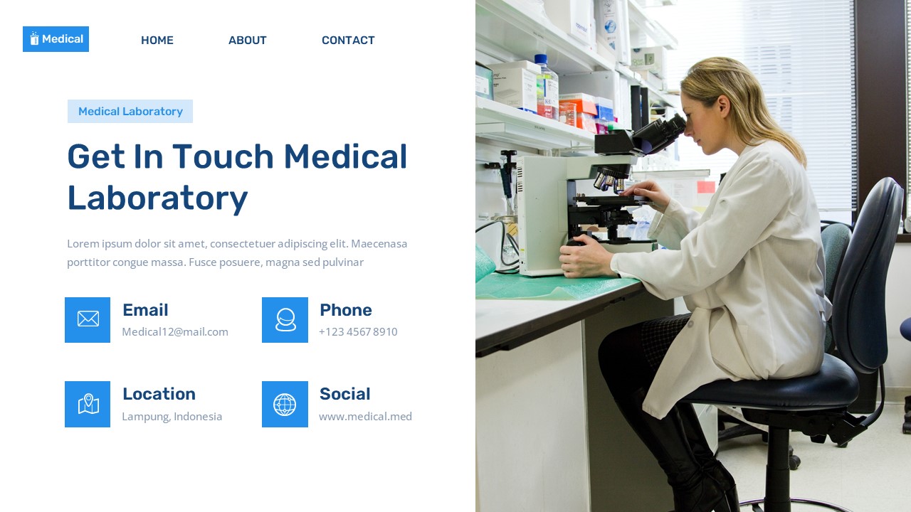 Medical Laboratory Powerpoint Template, Presentation Templates ...