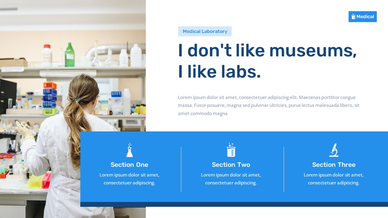 Medical Laboratory Powerpoint Template, Presentation Templates ...