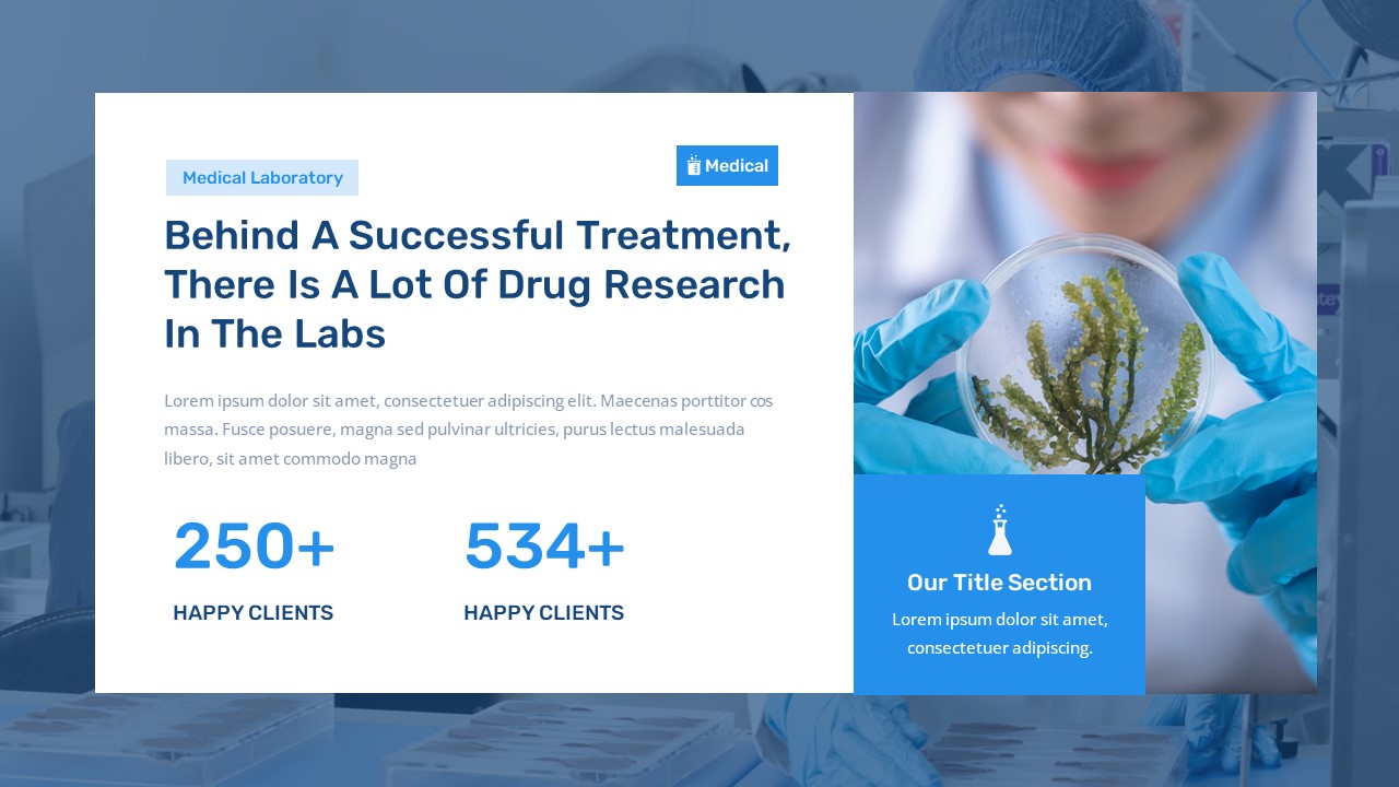 Medical Laboratory Powerpoint Template, Presentation Templates ...