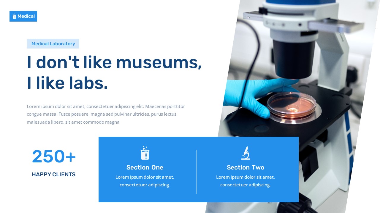 Medical Laboratory Powerpoint Template, Presentation Templates ...