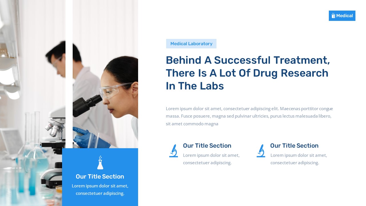 Medical Laboratory Google Slides Template, Presentation Templates ...