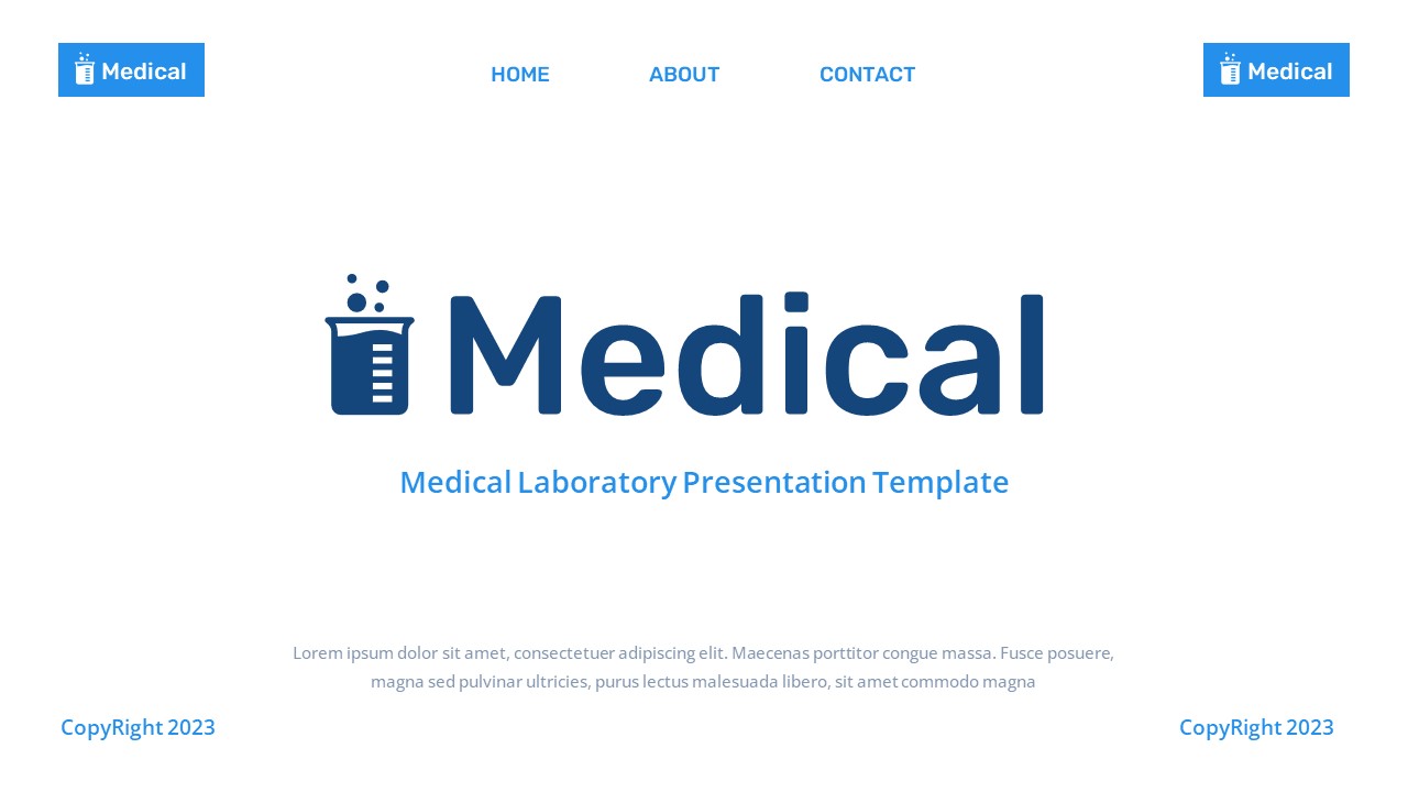 Medical Laboratory Google Slides Template, Presentation Templates ...