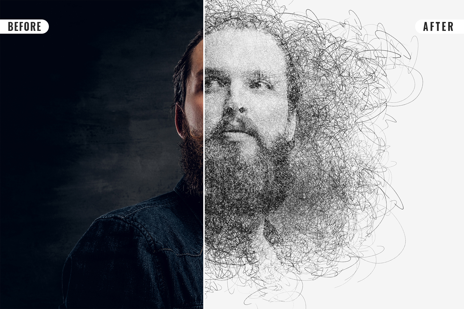 Scribble Art Photo Effect, Add-ons | GraphicRiver