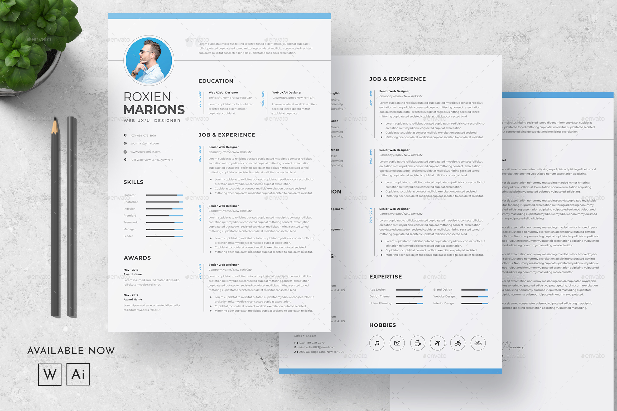 Resume Word, Print Templates | GraphicRiver