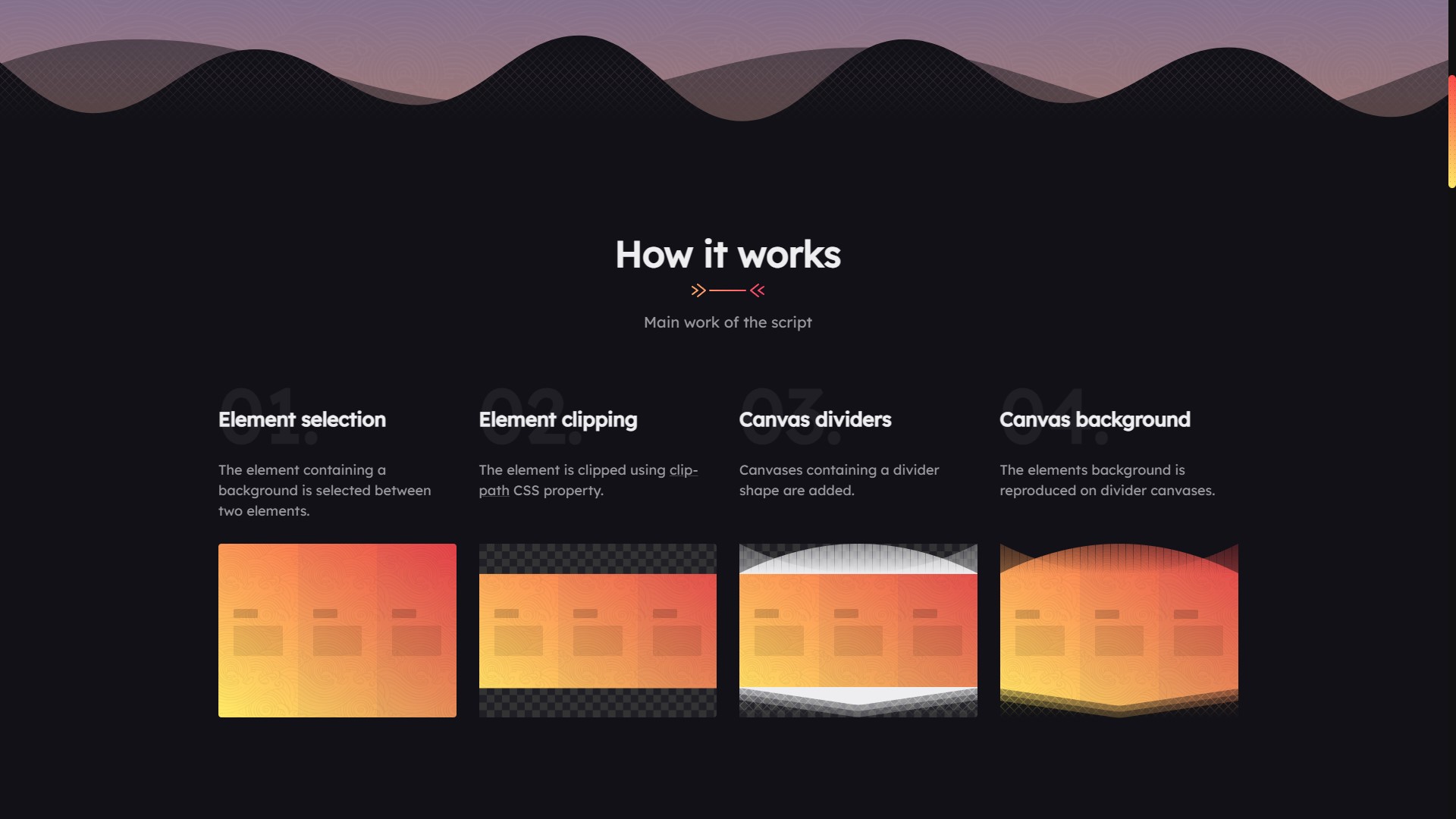 CDivs – Adaptive and Animated Canvas Section Dividers by ilvimafr ...