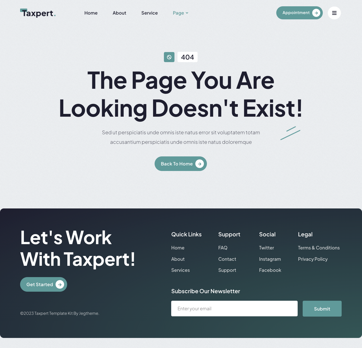 Taxpert – Tax Advisor & Consulting Elementor Template Kit by jegtheme
