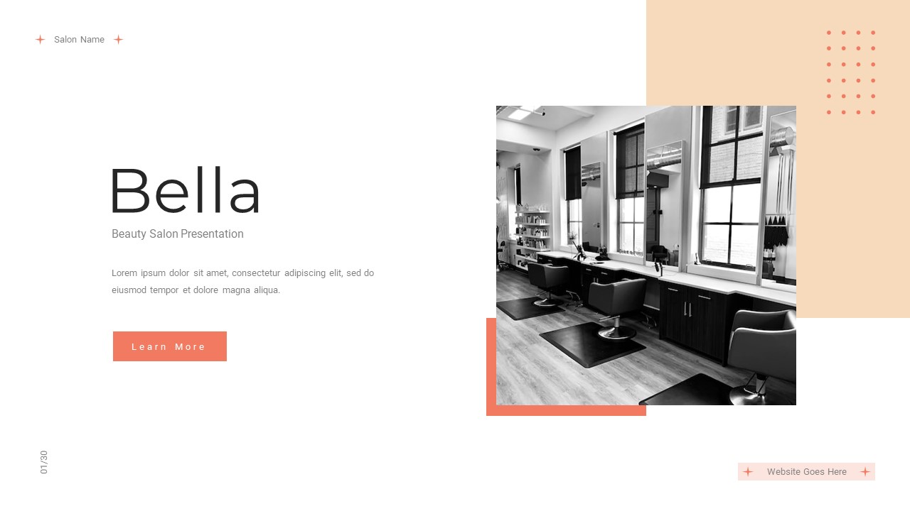 Bella - Beauty Salon Powerpoint, Presentation Templates | GraphicRiver
