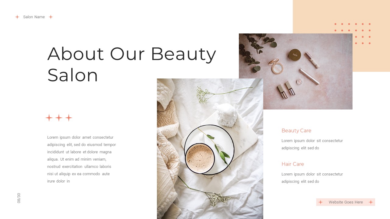 Bella - Beauty Salon Google Slides, Presentation Templates | GraphicRiver