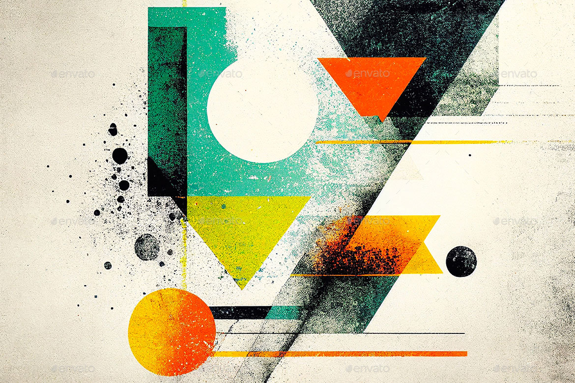 Retro Vintage Geometric Backgrounds, Graphics | GraphicRiver