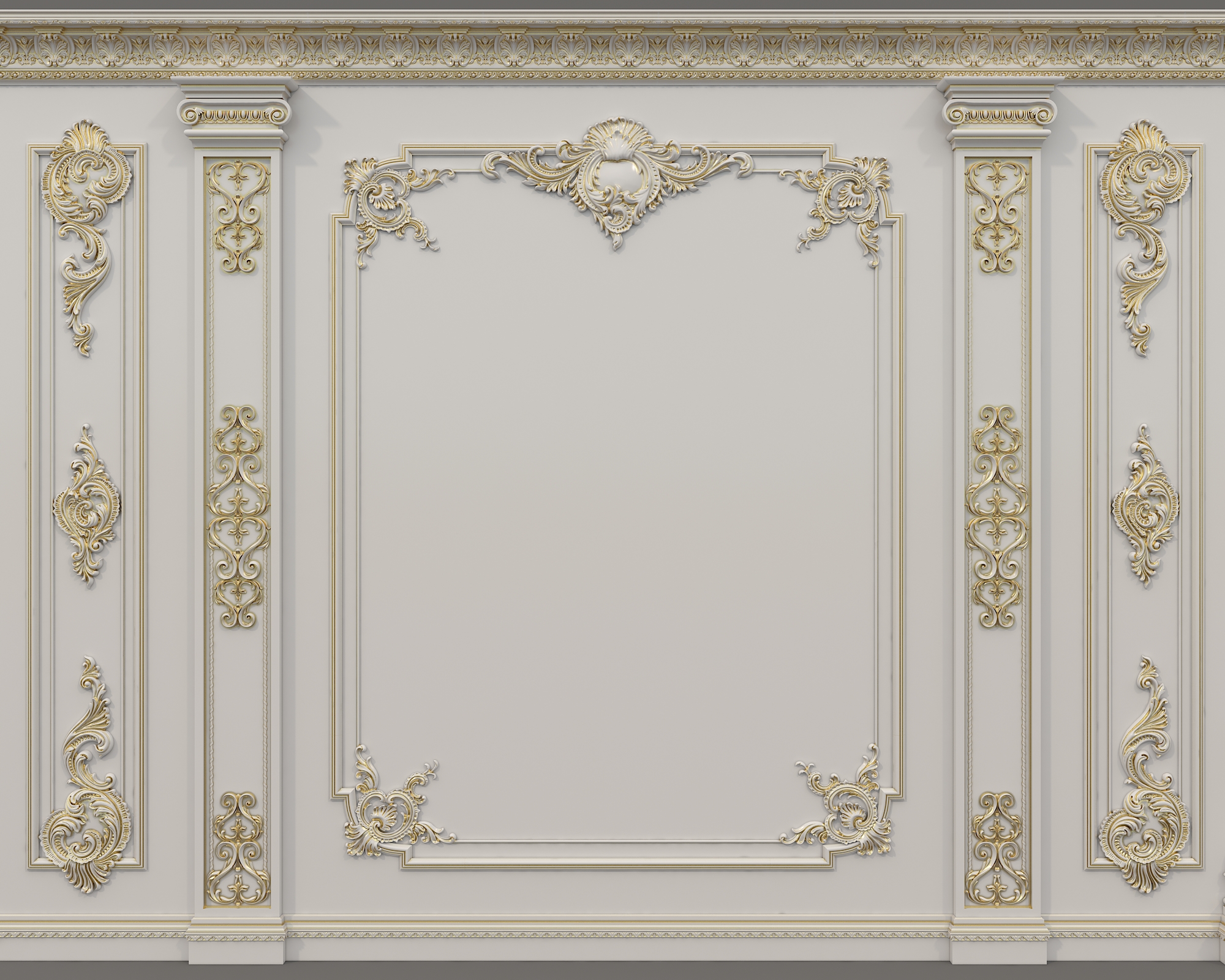 Classic Interior Wall Decoration 15 by nhattuankts | 3DOcean