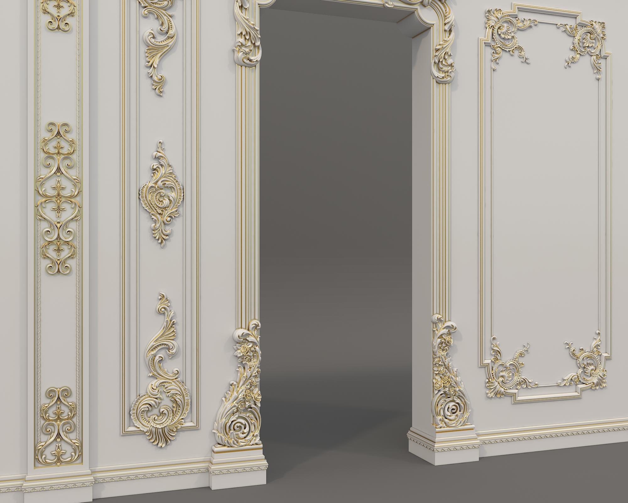 Classic Interior Wall Decoration 15 by nhattuankts | 3DOcean