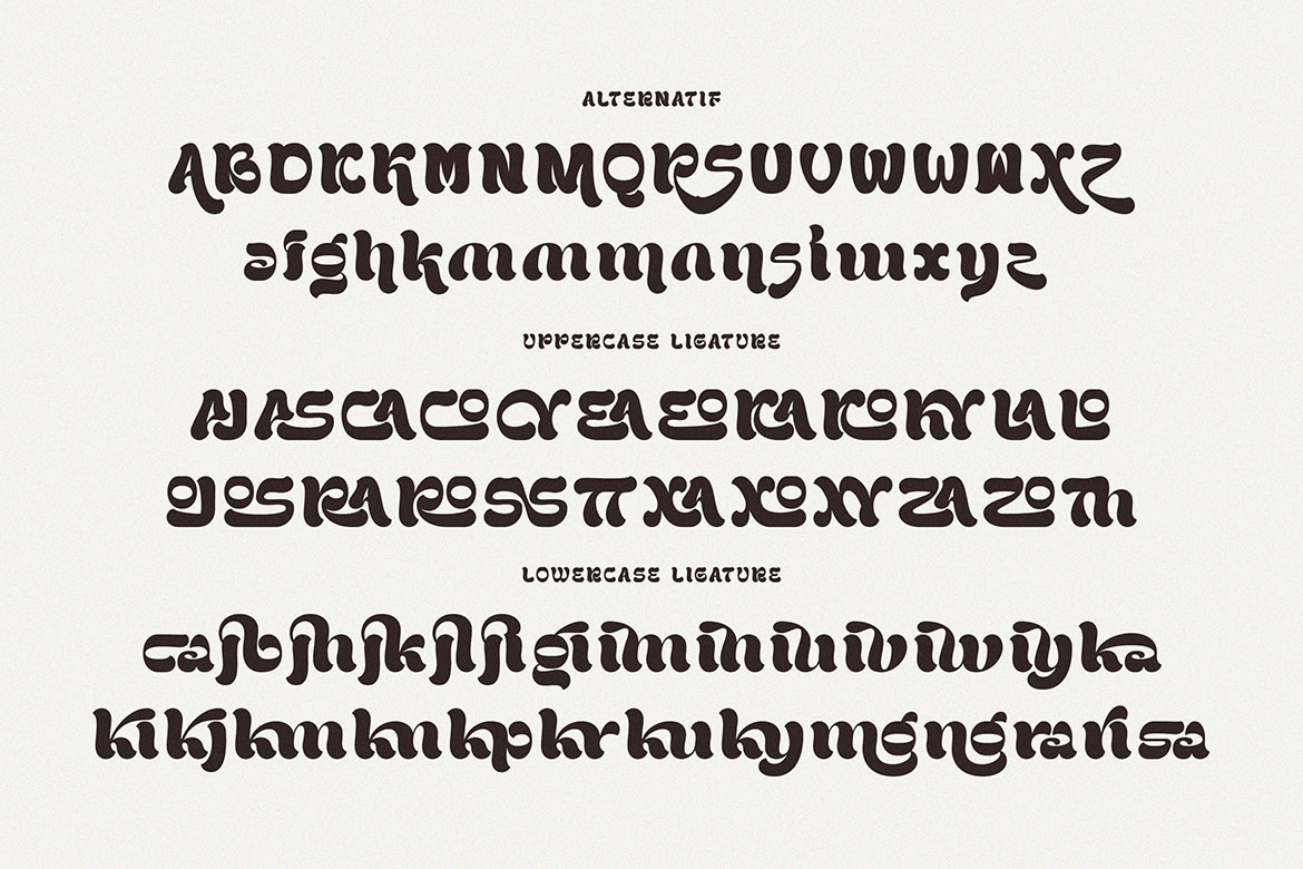 Ginsakis Groovy Typeface, Fonts | GraphicRiver