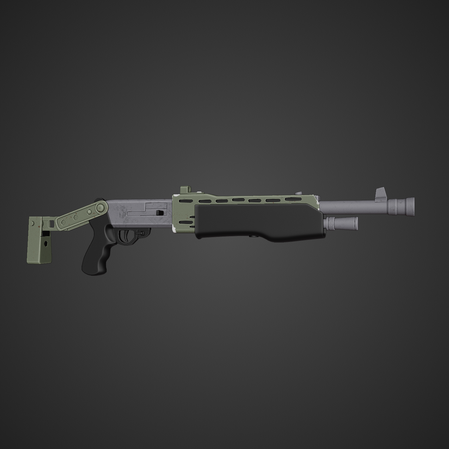 Fortnite Pump Shotgun by DastanArtifexStore | 3DOcean