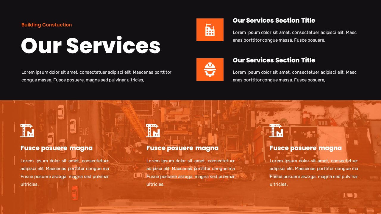 Building - Construction Powerpoint Template, Presentation Templates