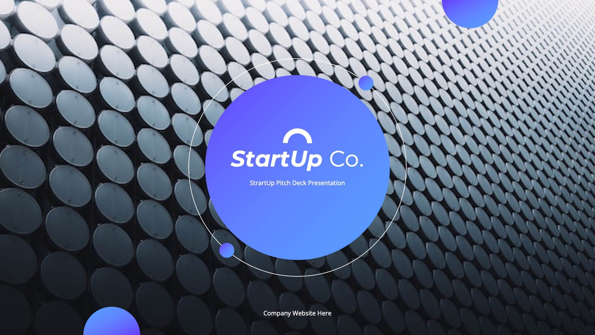 StartUp Co - Business Startup Pitch Deck PowerPoint Template ...