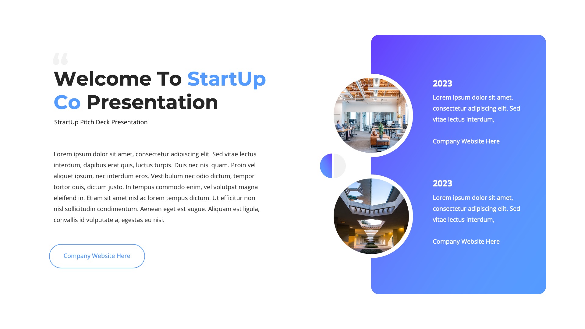 StartUp Co - Business Startup Pitch Deck PowerPoint Template ...
