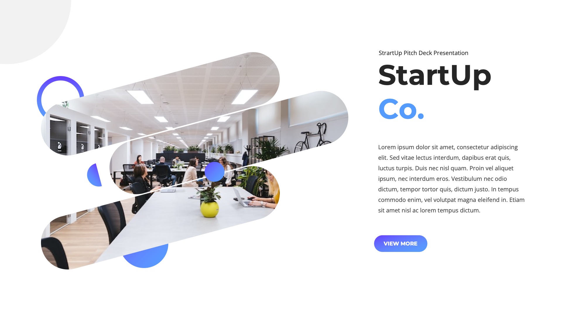 StartUp Co - Business Startup Pitch Deck PowerPoint Template ...
