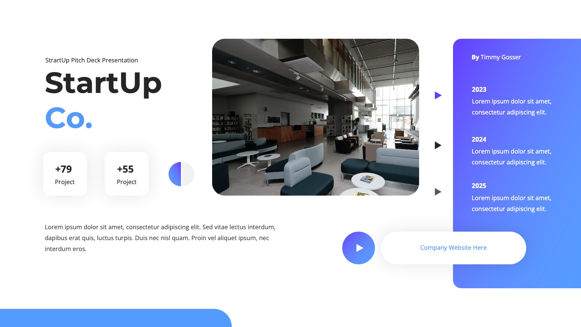 StartUp Co - Business Startup Pitch Deck PowerPoint Template ...