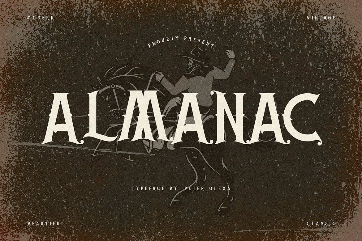 Almanac - Vintage Serif Font, Fonts | GraphicRiver