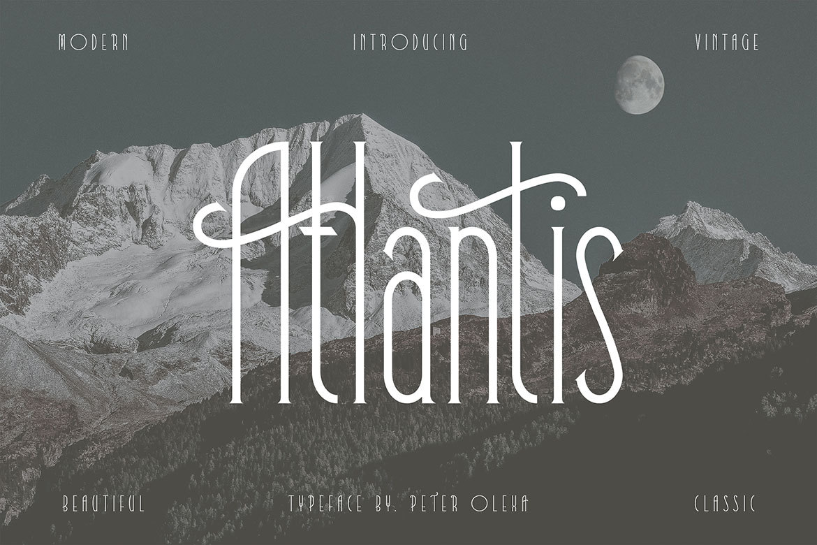 Atlantis Serif Condensed Font, Fonts | GraphicRiver