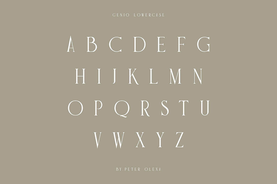 Genio Modern Serif Font, Fonts | GraphicRiver