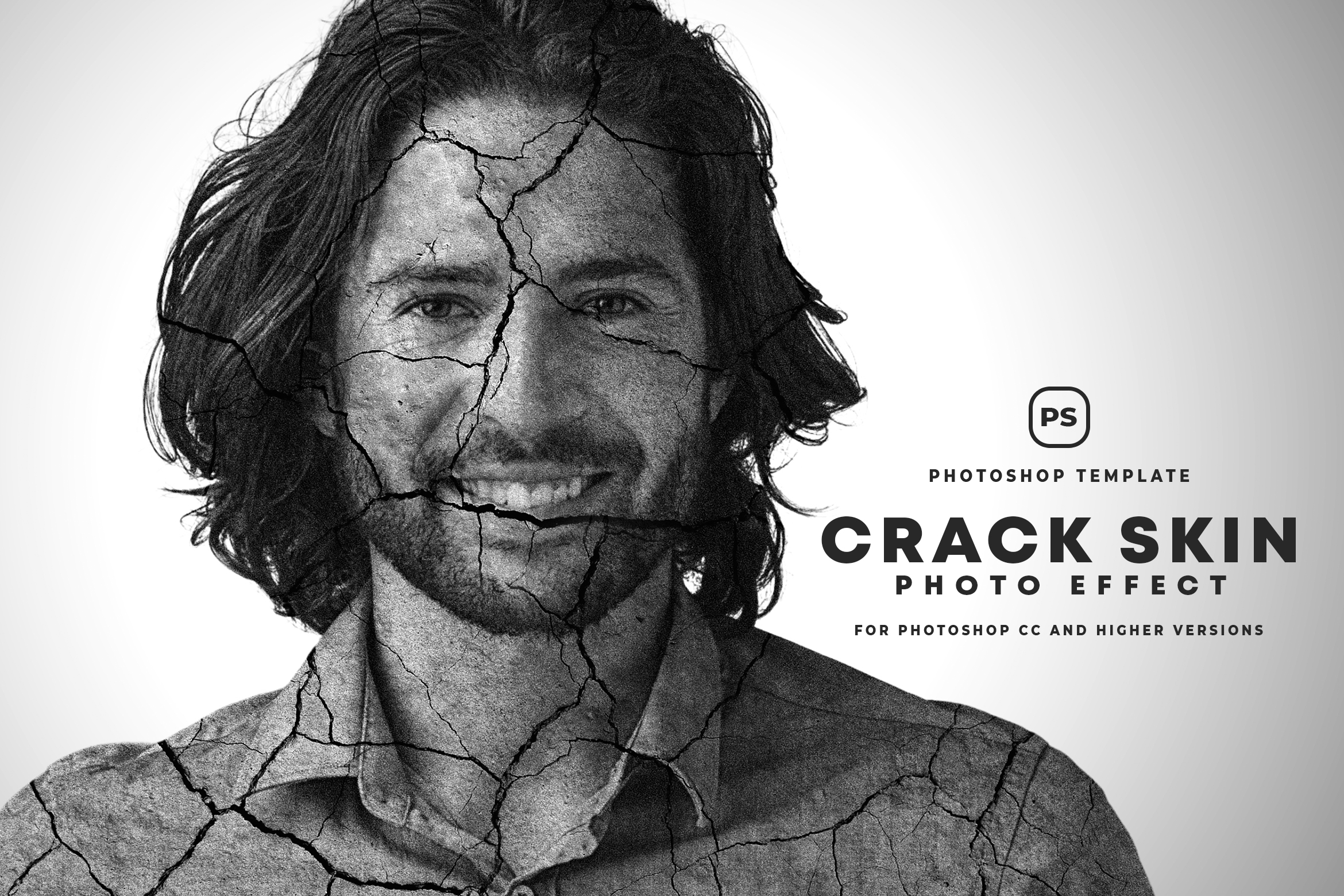 Crack Skin Photo Effect, Add-ons | GraphicRiver