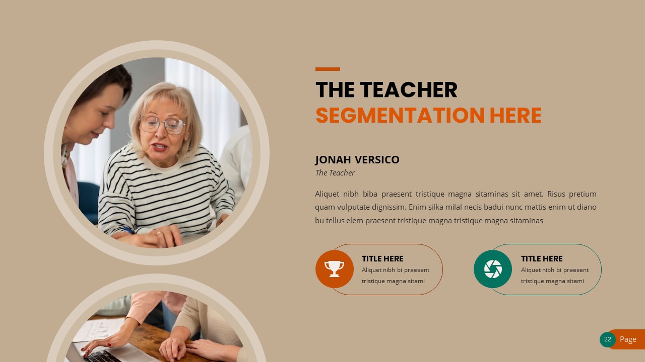 Vintage Creative Education PowerPoint Template, Presentation Templates