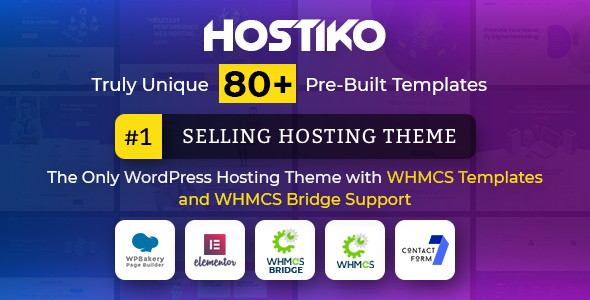Hostiko WordPress WHMCS Hosting Theme by designingmedia | ThemeForest