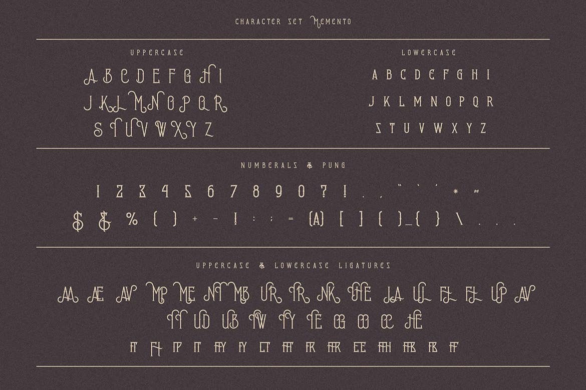 Memento Vintage Serif, Fonts | GraphicRiver