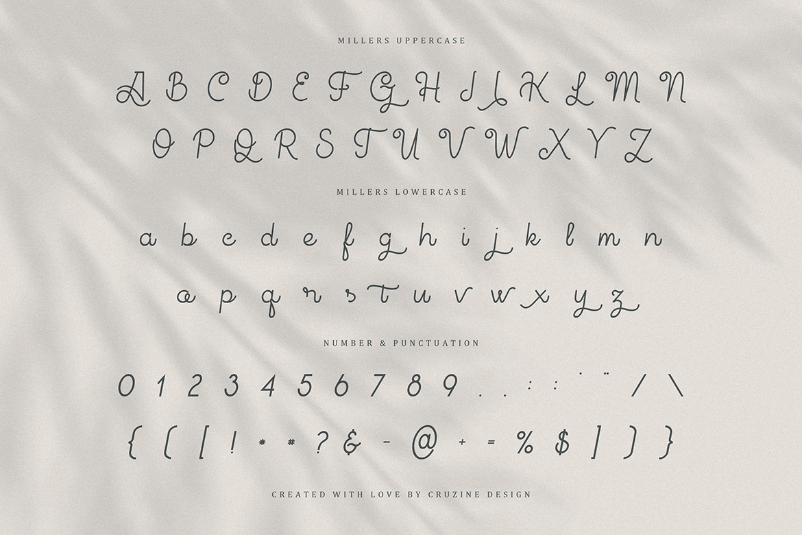 Millers Retro Monoline Script, Fonts | GraphicRiver