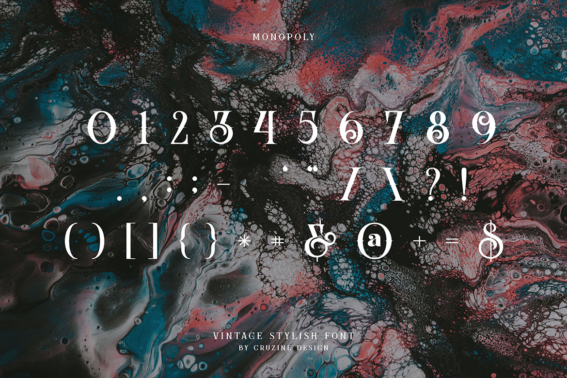 Monopoly - Vintage Serif Font, Fonts | GraphicRiver