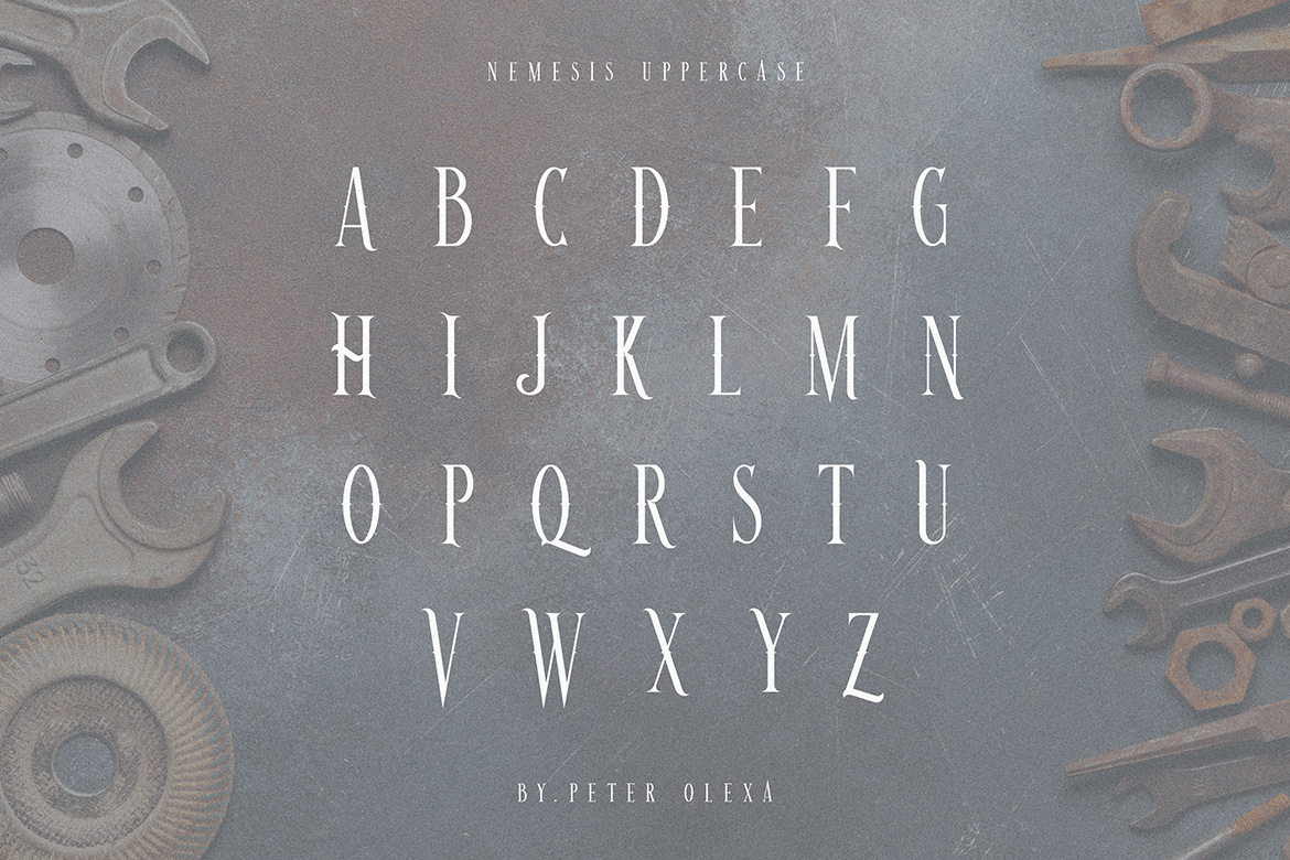 Nemesis Vintage Font, Fonts | GraphicRiver