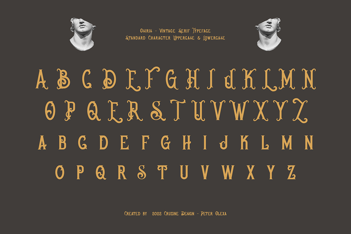 Osiris Vintage Font, Fonts | GraphicRiver