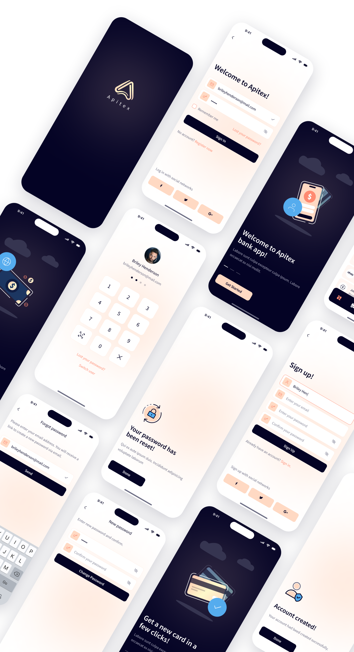 Apitex - Mobile Banking App Figma UI Template by George_Fx | ThemeForest