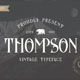 Thompson Vintage Font, Fonts | GraphicRiver