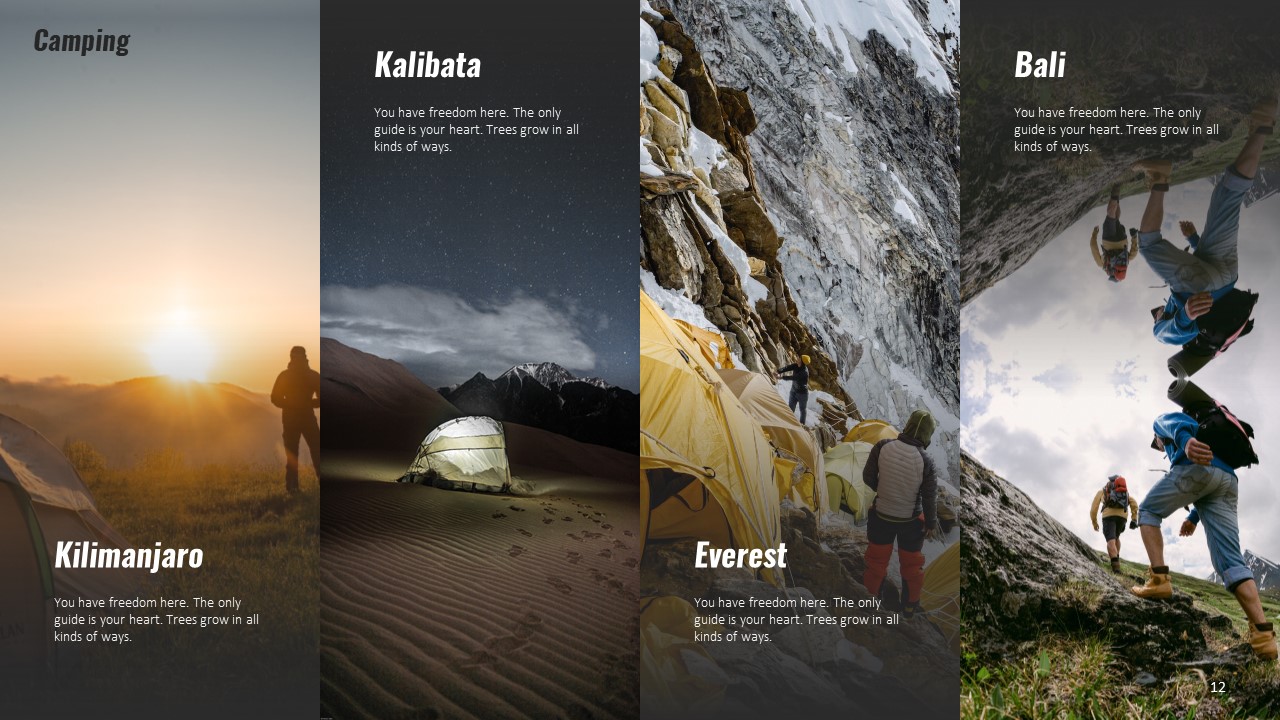 Camping PowerPoint Templates, Presentation Templates | GraphicRiver