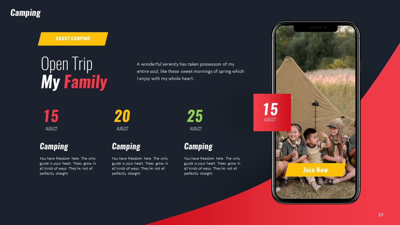 Camping PowerPoint Templates, Presentation Templates | GraphicRiver